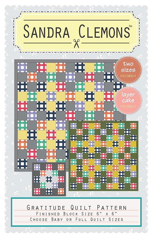 Sandra Clemons Gratitude - Quilt Pattern - 123Stitch
