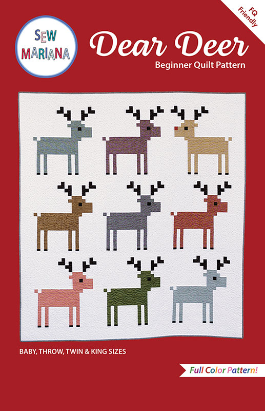 Sew Mariana Dear Deer - Quilt Pattern - 123Stitch