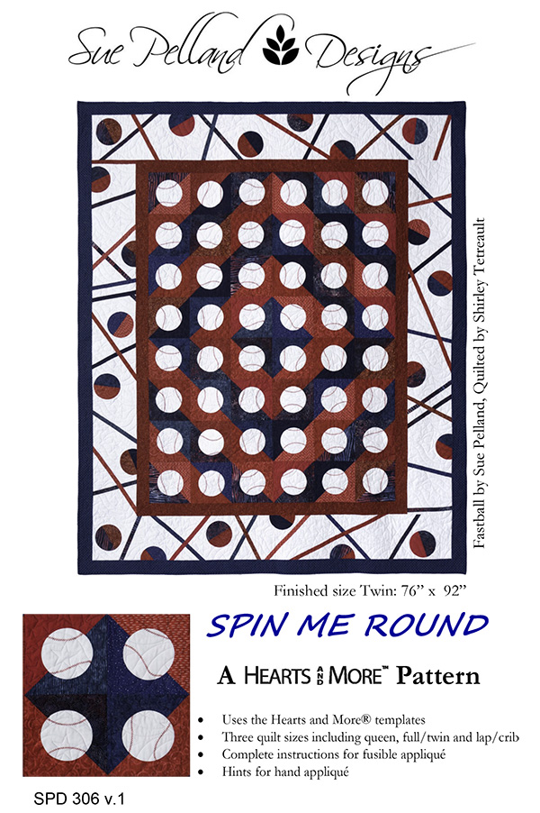 Sue Pelland Spin Me Round - Quilt Pattern - 123Stitch