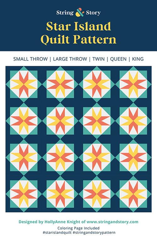 String & Story Star Island - Quilt Pattern - 123Stitch