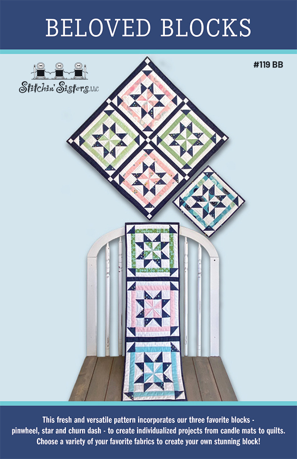Stitchin Sisters Beloved Blocks - Quilt Pattern - 123Stitch
