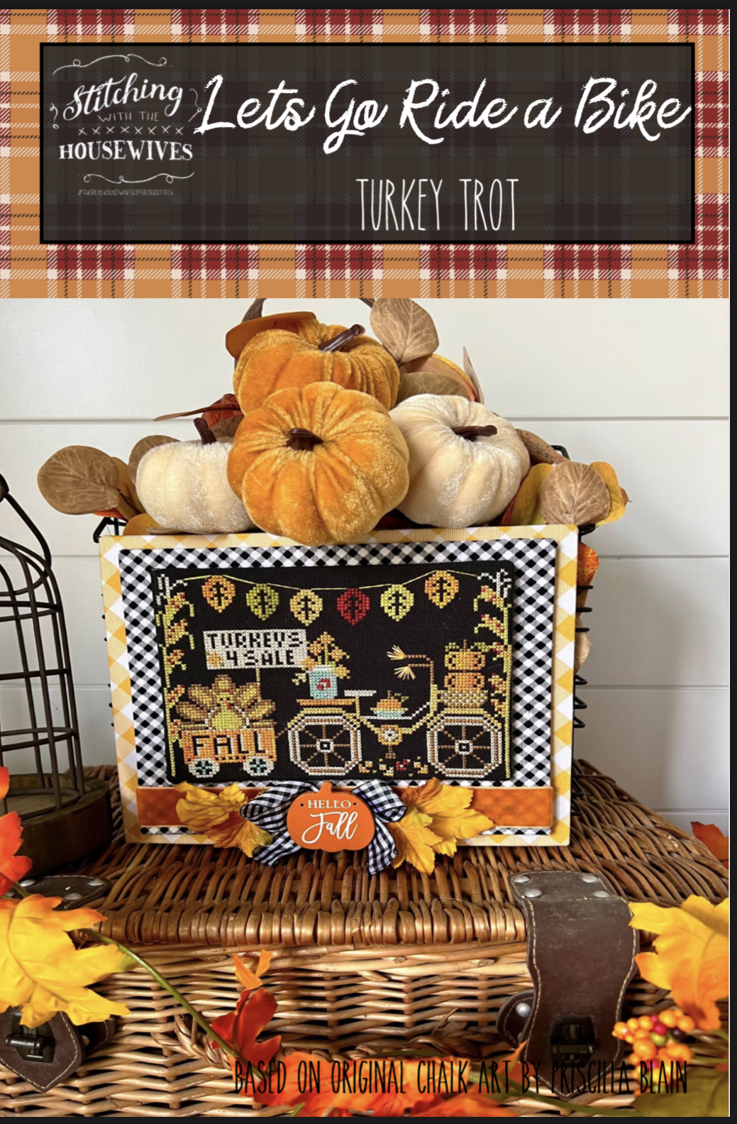 Stitching with the Housewives Let's Go Ride a Bike - Turkey Trot ...