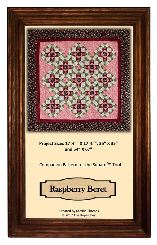 The Hope Chest Raspberry Beret - Quilt Pattern - 123Stitch