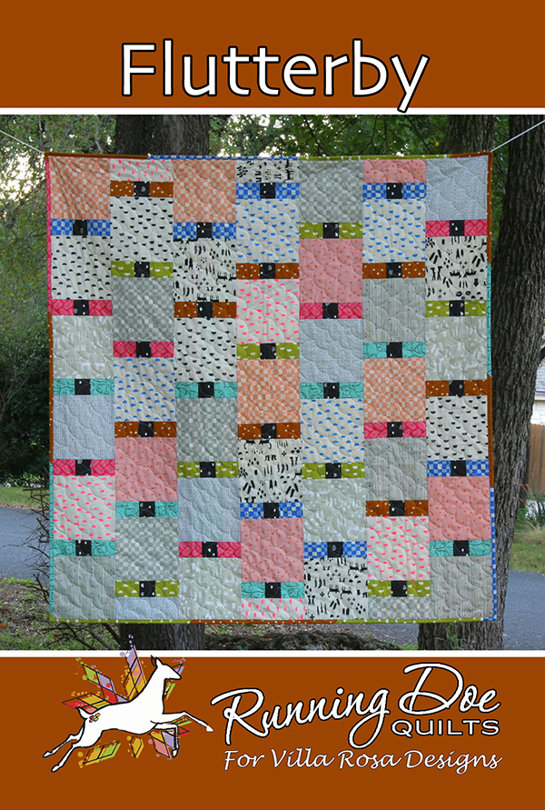 Villa Rosa Flutterby - Quilt Pattern - 123Stitch