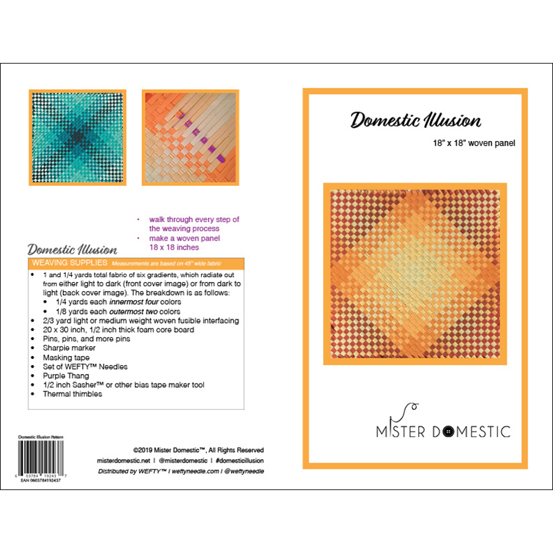 Wefty Domestic Illusion - Quilt Pattern - 123Stitch