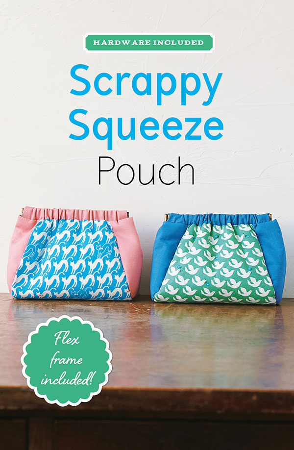 Zakka Workshop Scrappy Squeeze Pouch - Quilt Pattern - 123Stitch